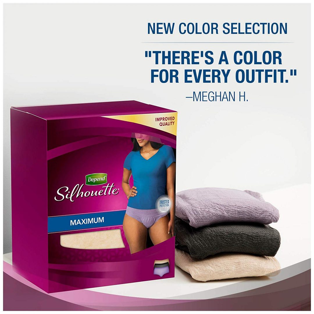 Depend Silhouette Incontinence Underwear For Women, Maximum Absorbency ...